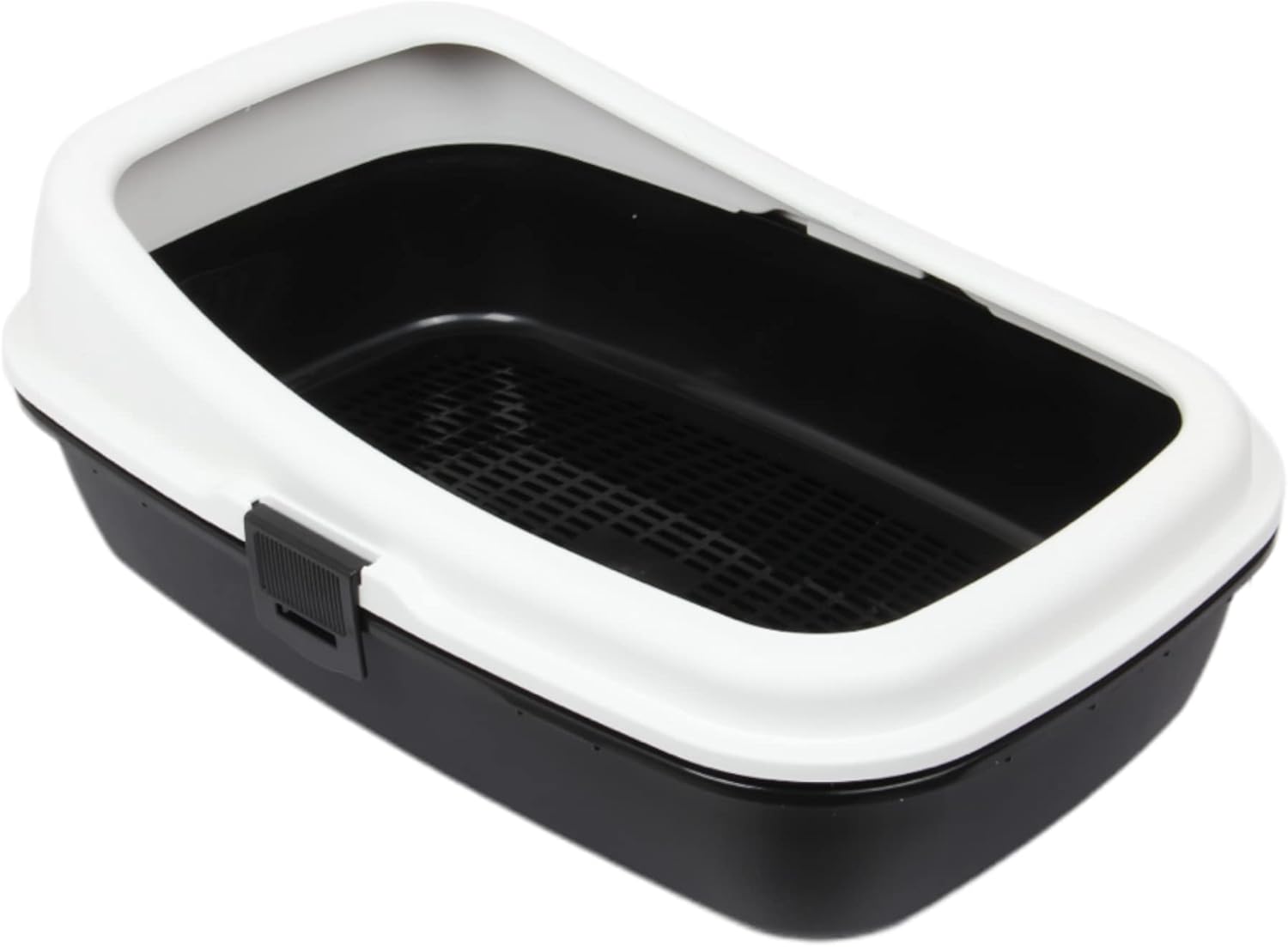 3-Layer Sifting Cat Litter Tray System - Large Plastic Dual Tray with ...