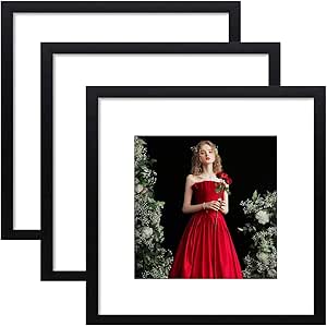 Amazon.com - VNVNK 19x19 Frame Black, 19x19 Picture Frame without Mat ...