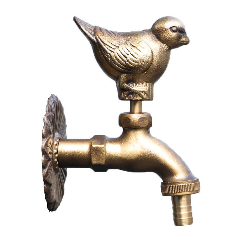 Amazon.com: FROAGI Courtyard Decorative Outdoor Animal Faucet, Sparrow ...