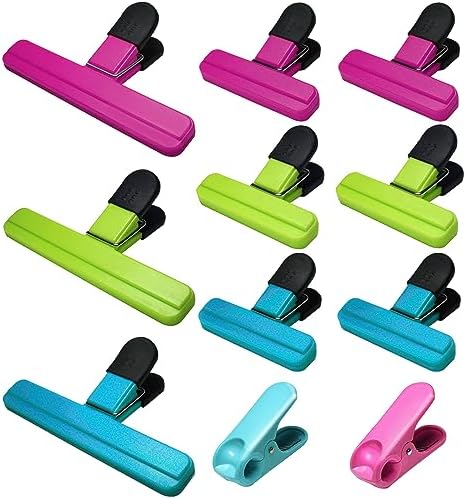 Amazon.com: Aranray 11 Pack Chip Clips Bag Clips Food Bag Clips for ...