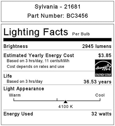 Sylvania - 21681 - FO32/841/XPS/ECO - Amazon.com