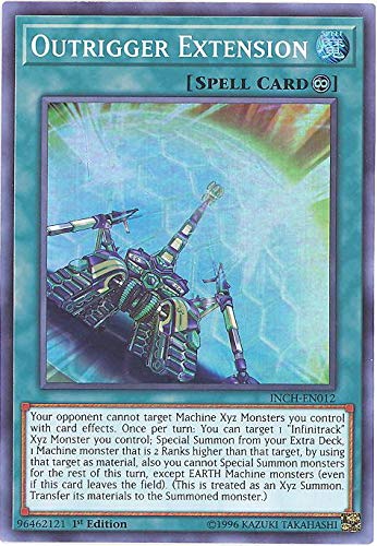 Amazon.com: Yu-Gi-Oh! - Outrigger Extension - INCH-EN012 - Super Rare ...