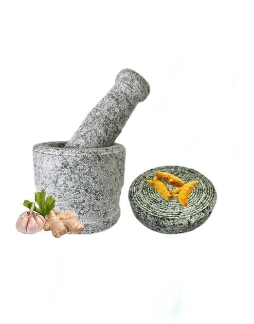 Mortar and pestle,okhliMortar and Pestle Set for Spices, Okhli Masher ...