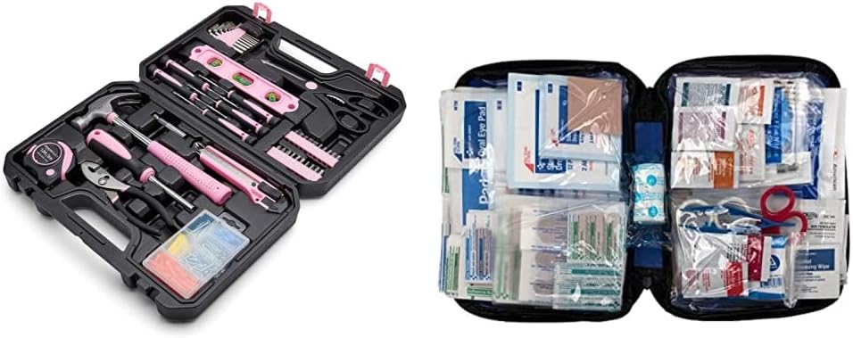 Amazon.com: Amazon Basics Household Tool Kit with Tool Storage Case ...