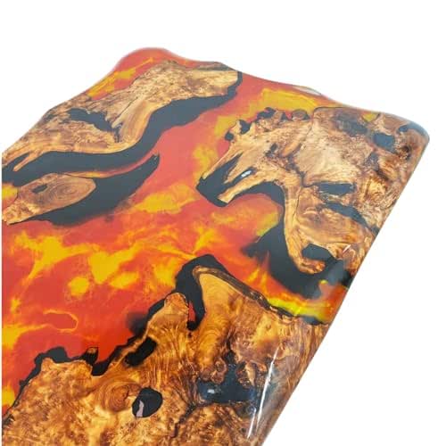 Amazon.com: Large Burning LAVA Table, Unique River LAVA Design DESK ...