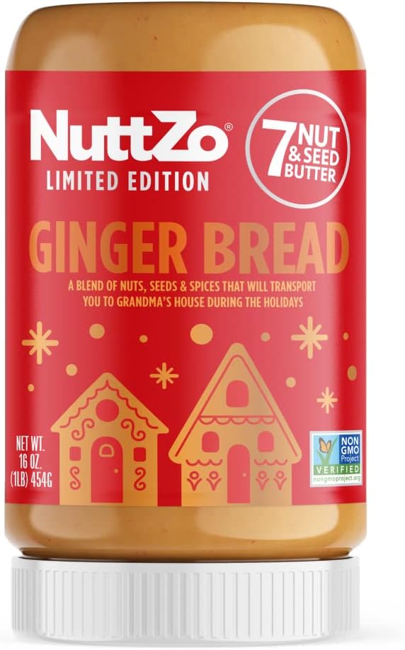 Amazon.com : Organic Power Fuel Crunchy Nut Butter by NuttZo | 7 Nuts ...