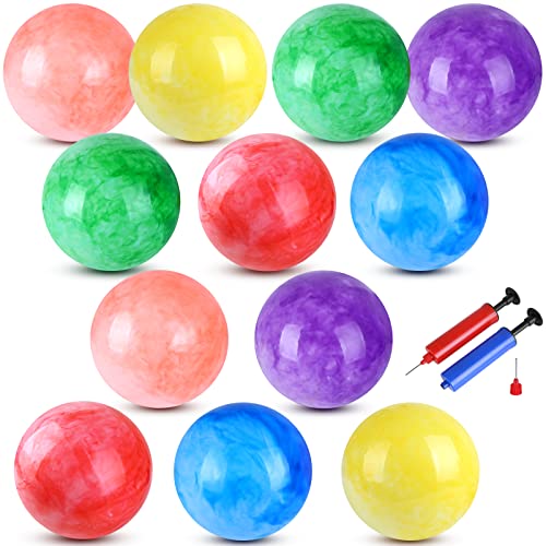 Snapklik.com : 12 Pcs 9 Inch Marbleized Bouncy Balls Kick Balls ...