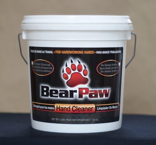 Amazon.com: Bear Paw Hand Cleaner, Four 4 Pound Tubs : Health & Household