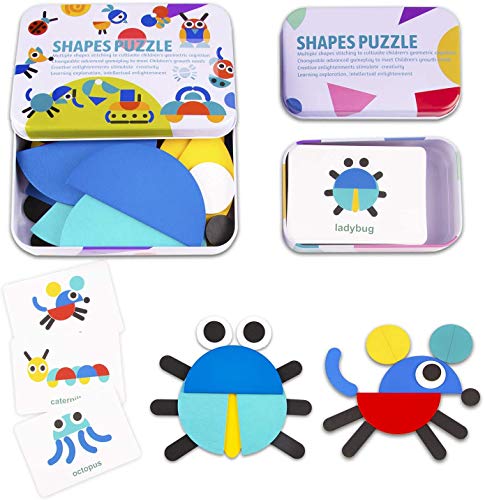 Wooden Pattern Blocks Jigsaw Puzzle Animal