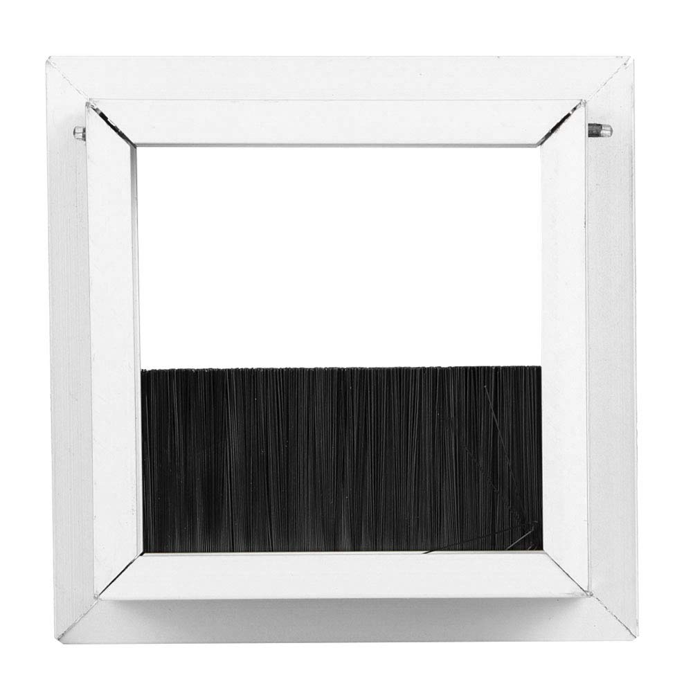 Cable Hole Cover Aluminium Desk Computer Wire Cable Tidy Outlet Insert ...