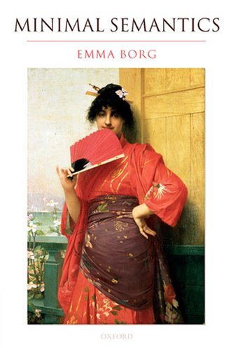 Minimal Semantics: Emma Borg: 8580000047325: Amazon.com: Books