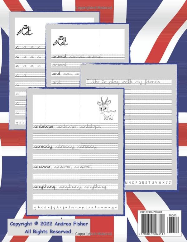 Snapklik.com : My XXL Cursive Writing Practice Book: KS2 Ages 7-11 ...