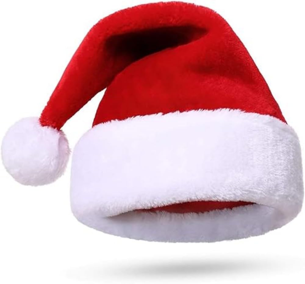 Amazon.com: CYKJ Classic Santa Hat for kids Children big santa hats ...