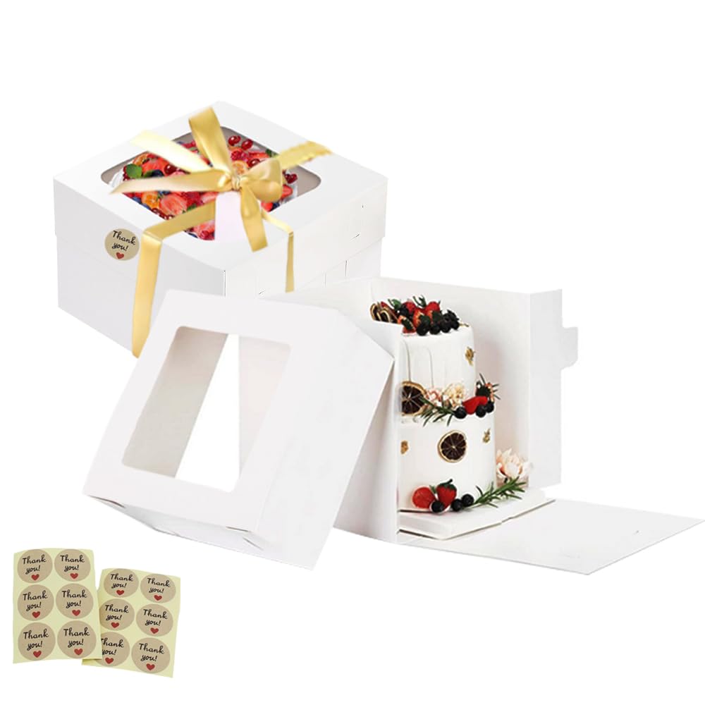 Snapklik.com : KoberrLi 2 Pack Tall Cake Boxes