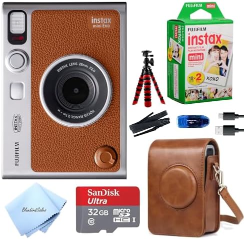 Amazon.com : Fujifilm Instax Mini EVO Instant Camera - Brown : Electronics