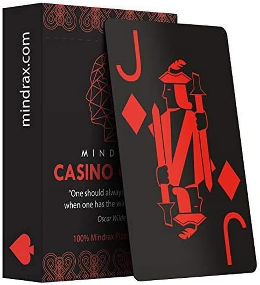 Mindrax 9101 Playing Cards | Waterproof Plastic Cards | Professional ...