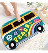 Amazon.com: Cute Fun Bathroom Rugs Green Bath Mats for Bathroom Wizard ...