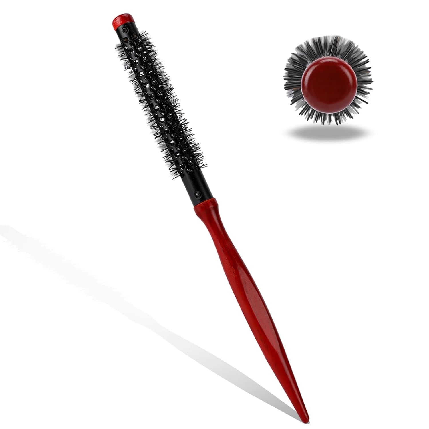 Amazon.com : Mini Quiff Roller Brush for Blow Drying and Curling - 1/2 ...