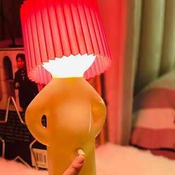 Cute Boy Night Light,Shy Boy Creative Night Light LED Plug-in Table ...