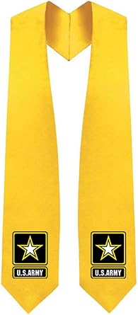 Amazon.com: US Army Graduation Stole - Length & Width Fits All Body ...
