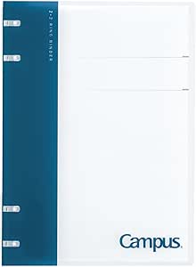 Amazon.co.jp: コクヨ ルーズリーフ バインダー A5 キャンパス ノートのように使えるバインダー 2×2リング ネイビー ル-NP134DB : 文房具・オフィス用品