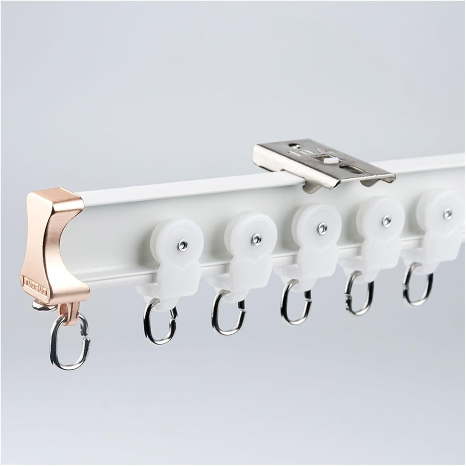 JLXJYS Flexible Bendable Curtain Track, Ceiling & Wall Mount Curtain ...