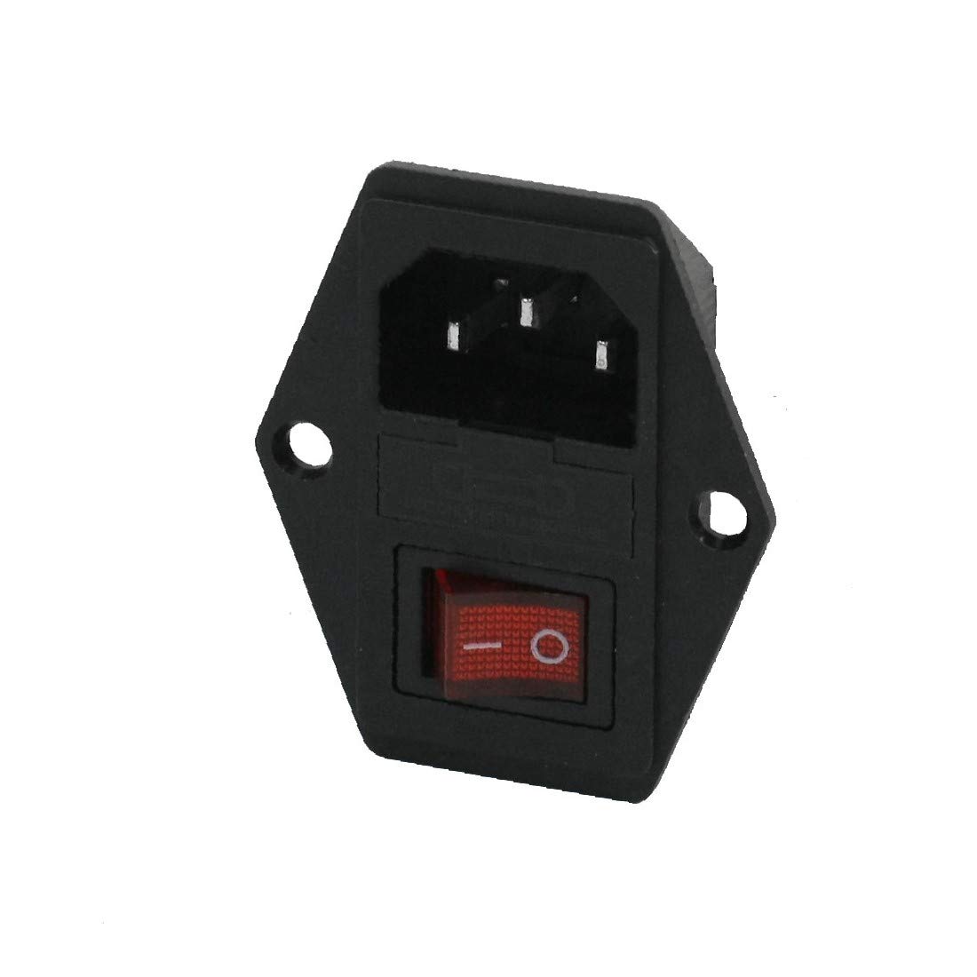 X Dree 3 Terminals Iec320 C14 Inlet Module Connector Fuse | Desertcart INDIA