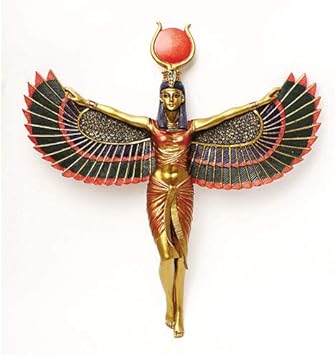 Amazon.com: Pacific Giftware Winged Isis Egyptian Goddess Wall Hanging ...