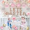 KTDUO - Pink and Gold Party Decoration Kit | Paper Pom Poms - Paper ...