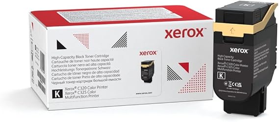 Amazon.com: Xerox Genuine C325 Black High Capacity Toner Cartridge ...
