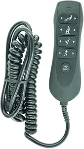 Amazon.com: Remote Hand Control Only for Flexsteel Okin Oscar Power Lift Chair Recliner with USB ...