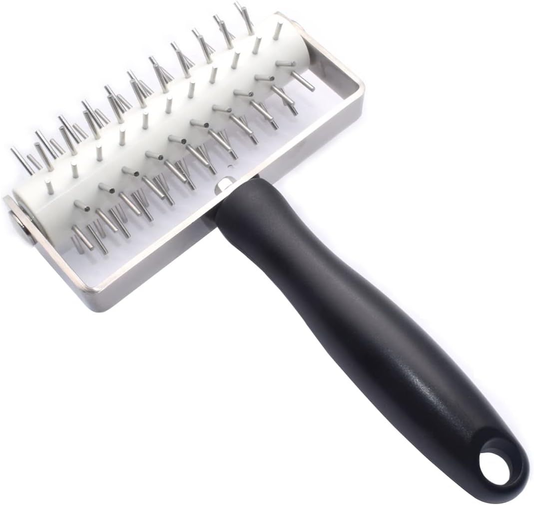 Amazon.com: AMPSEVEN Pizza Dough Docker Roller - Pastry Docker Roller ...