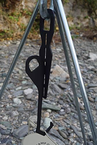 Amazon | 上下自在ジグ&フックセット 全長320～460mm CAMPOOPARTS | CAMPOOPARTS | キャンプ用グリル・焚火台