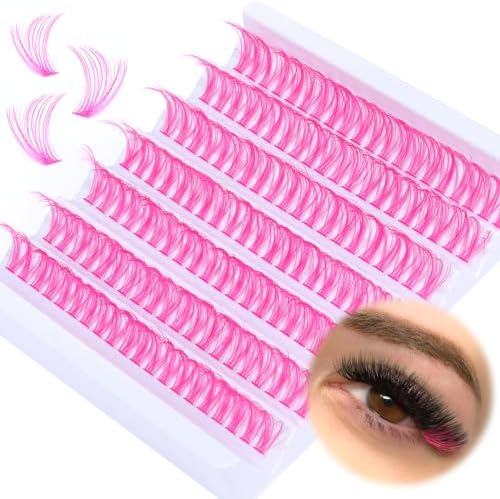 Amazon.com: Happy Heartbeat 3D Colored Lash Clusters C Curl 312Pcs 6 ...
