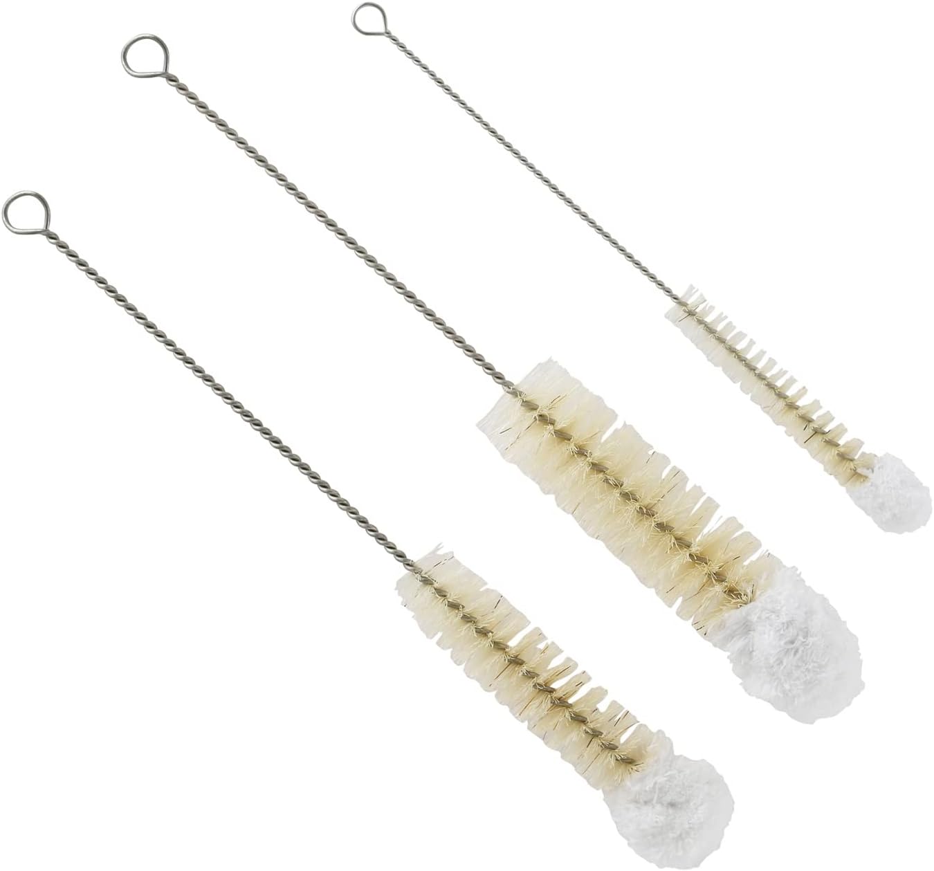 Amazon.com: Bendable Bottle Brush Set - Soft Bristle Crevice & Small ...