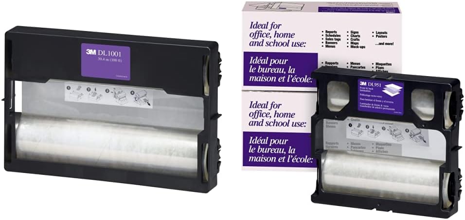Scotch Dl1001 12in Laminating Cartridge + 3M Dual Side Refill (DL951 ...