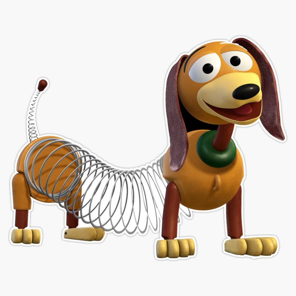 Amazon.com: Slinky Dog Vinyl Sticker Laptop Decal Waterproof 5" : Automotive
