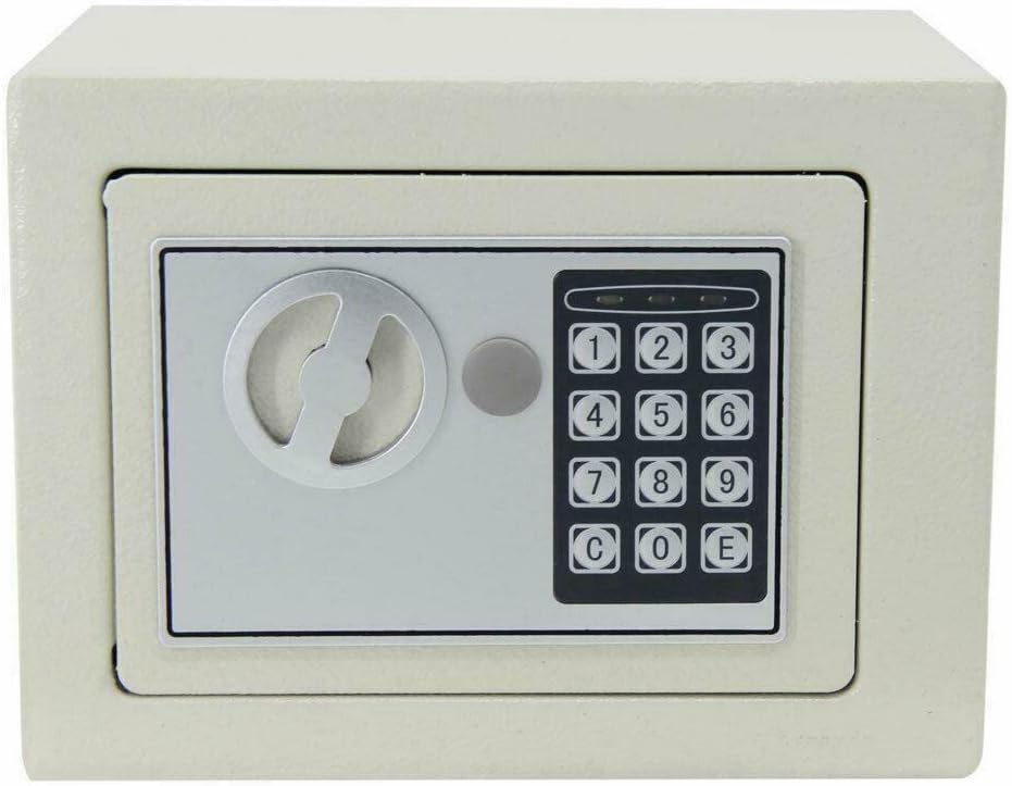 TNHS 9" Wall Safe Box Fabr Lock box Box Hidden Portable - Amazon.com