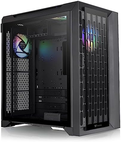 Amazon.com: Thermaltake View 380 TG ARGB Black ATX Case; 4x120mm ARGB ...