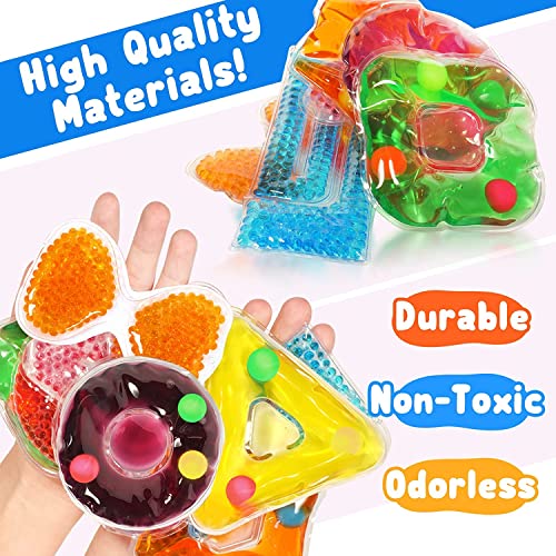 SMALL FISH Sensory Water Beads Toy, 8 Pack Sensory Bean Bag Sensory Gel ...