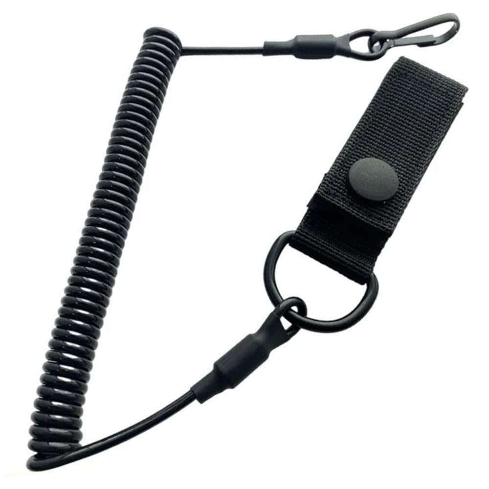 YAISUHCHNYE Spring Lanyard Tactical Coiled Lanyard Coil Springs ...