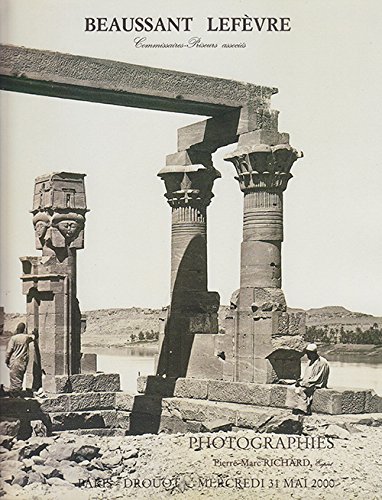 Photographies - Pierre-Marc Richard, Expert - Beaussant Lefevre ...