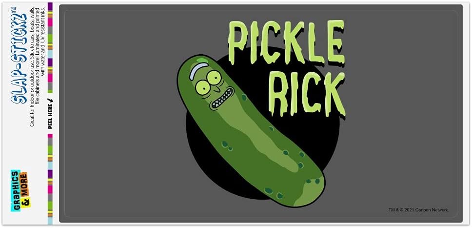 Amazon.com: GRAPHICS & MORE Rick and Morty Pickle Rick Automotive Car ...