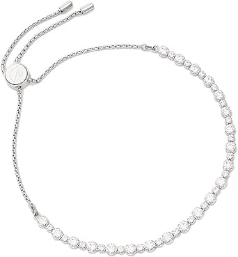 Amazon | [スワロフスキー]ブレスレット アクセサリー レディース SWAROVSKI 5465384 ホワイト シルバー [並行輸入 ...