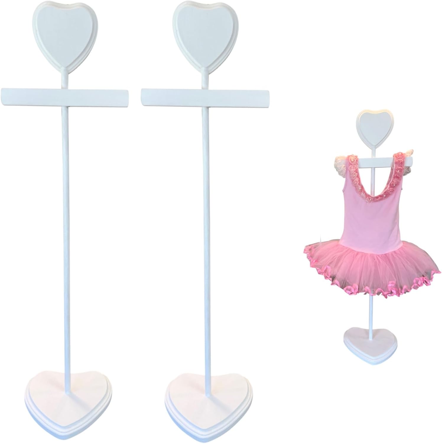 Amazon.com: Lumber Reveal USA Heart Shaped Dress and Outfit Stand ...