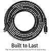 Amazon.com: Vortxx 1/4" x 30FT Heavy Duty Pressure Washer Hose,M22-14mm ...