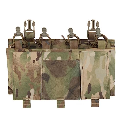 ANSNOW Quad 5.56 Magazine Gp Pouch Ar 15 Mag Front Panel Placard Fast ...