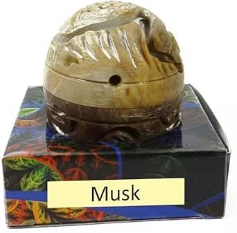 Amazon.com: Stone Jar Musk Solid Perfume Long Lasting Body Fragrance In ...