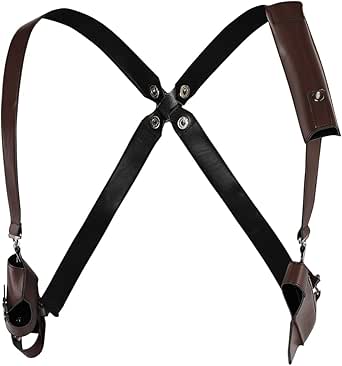 Amazon.com: Verycos Men Leon Kennedy Cosplay Belt Chest Harness Belt ...