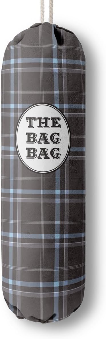 Amazon.com: Classic Buffalo Check Plaid Grocery Bags Holder Organizer ...